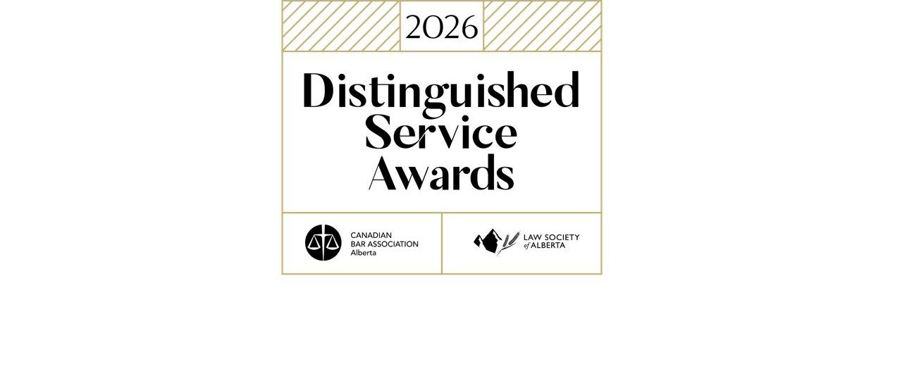 2026 Distinguished Service Awards Nomination Period - Law Society of Alberta